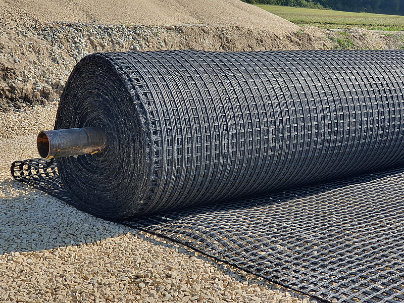 Geomalla Fortrac para el refuerzo de suelos con baja capacidad portant